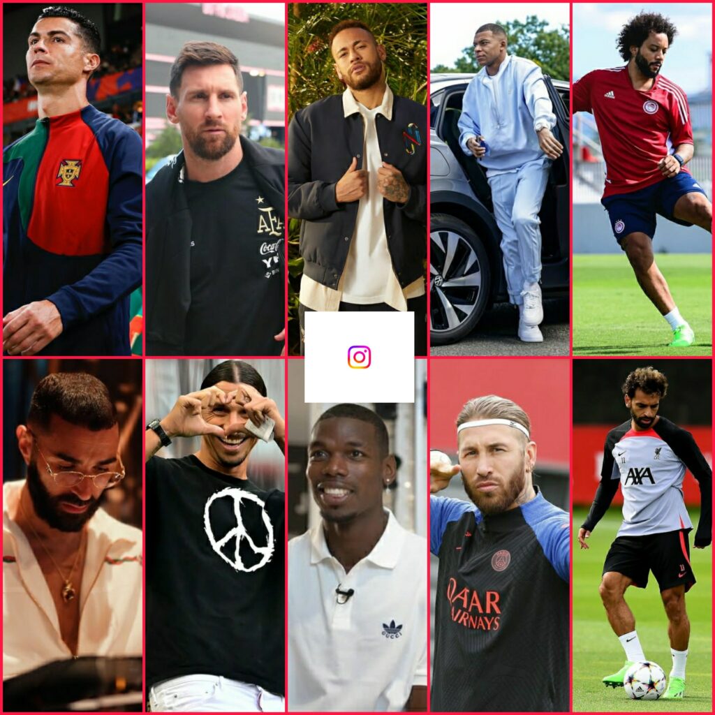 The Top 10 Football Superstars On Instagram 2025